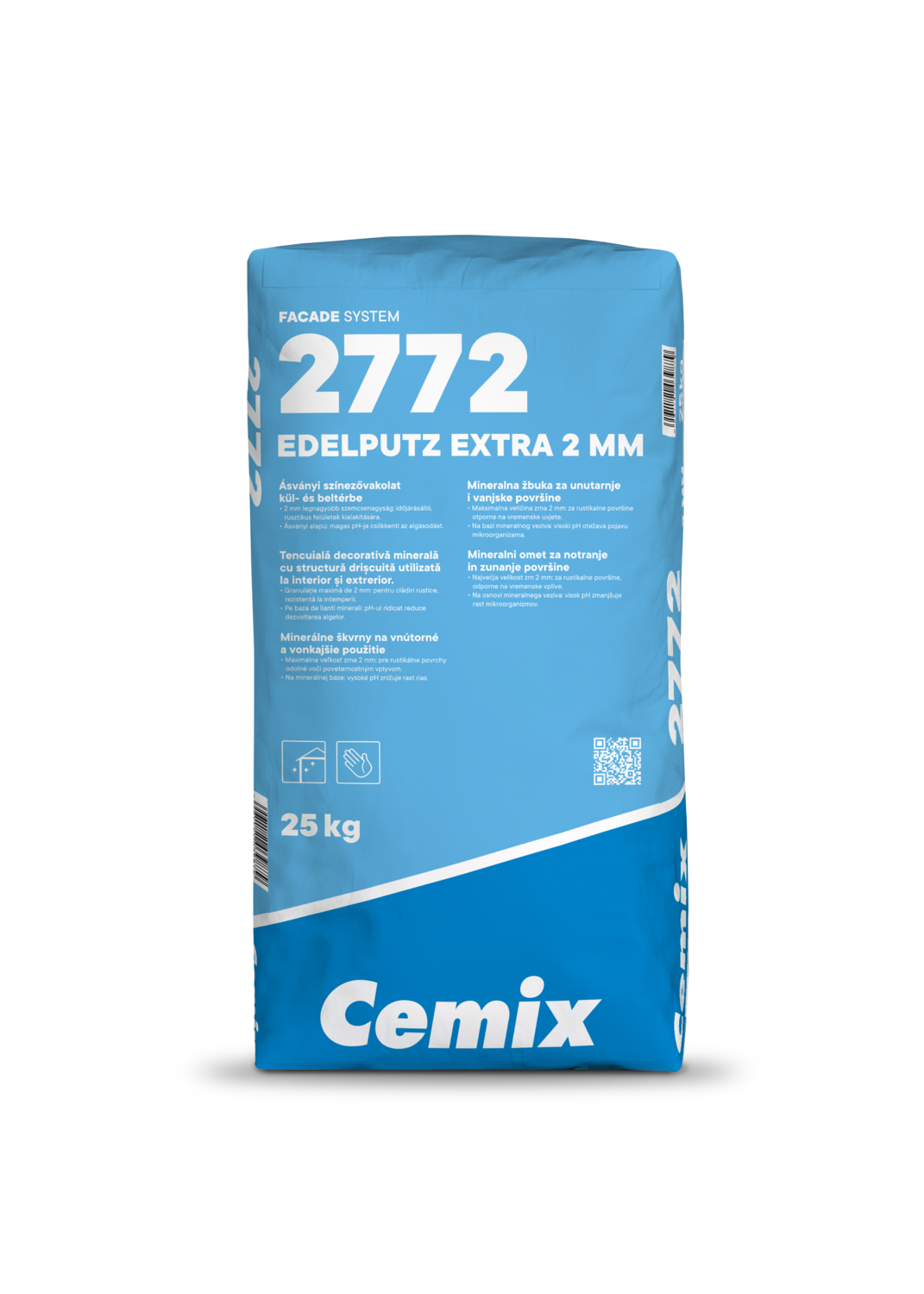 Edelputz Extra 2 - Dörzsölt struktúrájú színezővakolat - Cemix