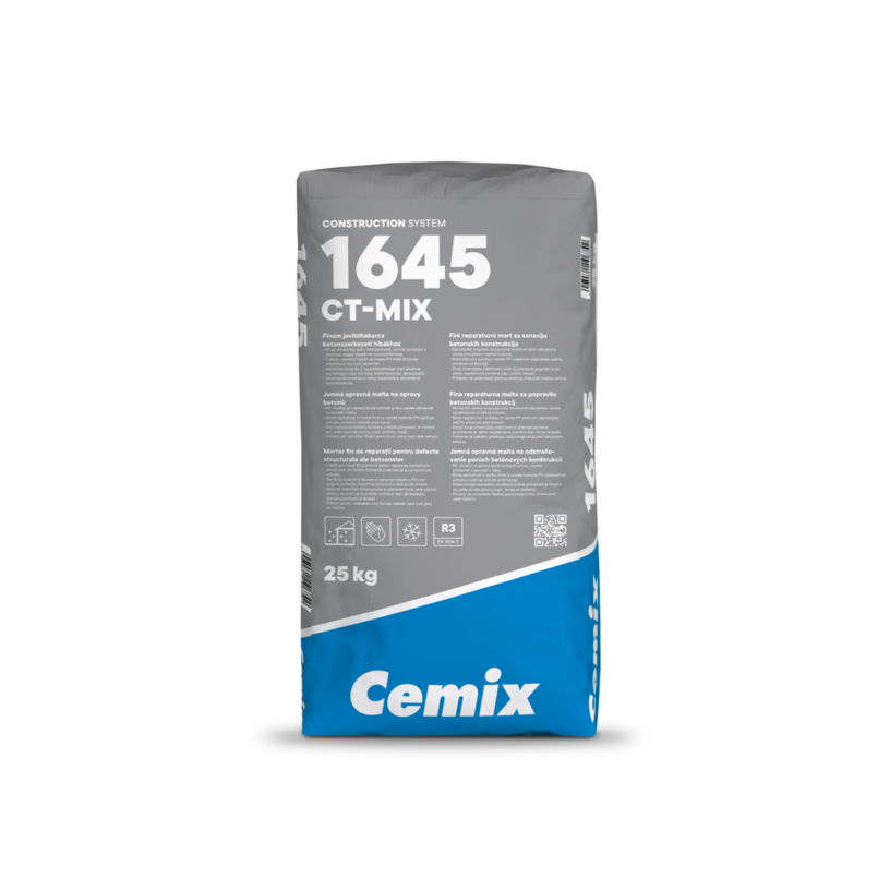 CT-Mix - Finom betonjavító habarcs - Javítóhabarcsok - Cemix